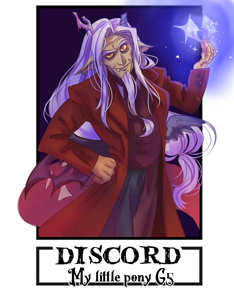 #3137123 - safe, artist:dina_kyo, idw, discord, human, g5, spoiler:comic, spoiler:g5comic ...