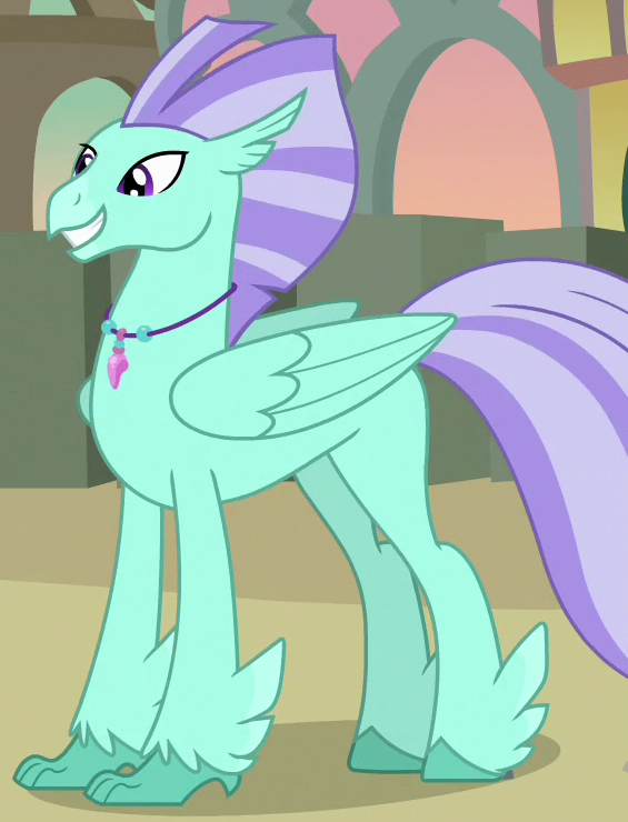 #3137627 - safe, screencap, cerulean kingfisher, classical hippogriff ...