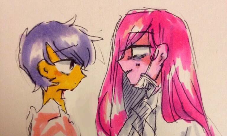 #3137775 - safe, artist:xp_r6, pinkie pie, scootaloo, human, g4 ...