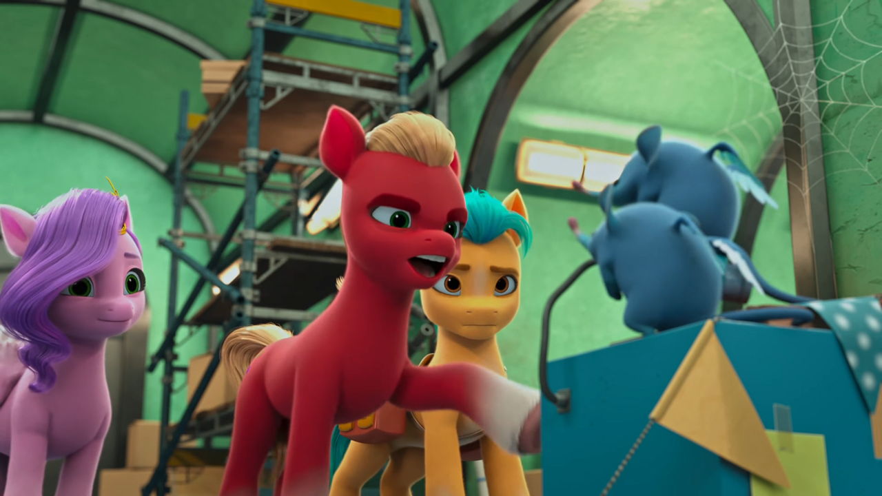 #3138333 - safe, screencap, hitch trailblazer, pipp petals, sprout ...