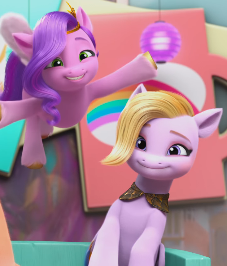 #3138490 - safe, screencap, dazzle feather, pipp petals, skye silver, pegasus, pony ...