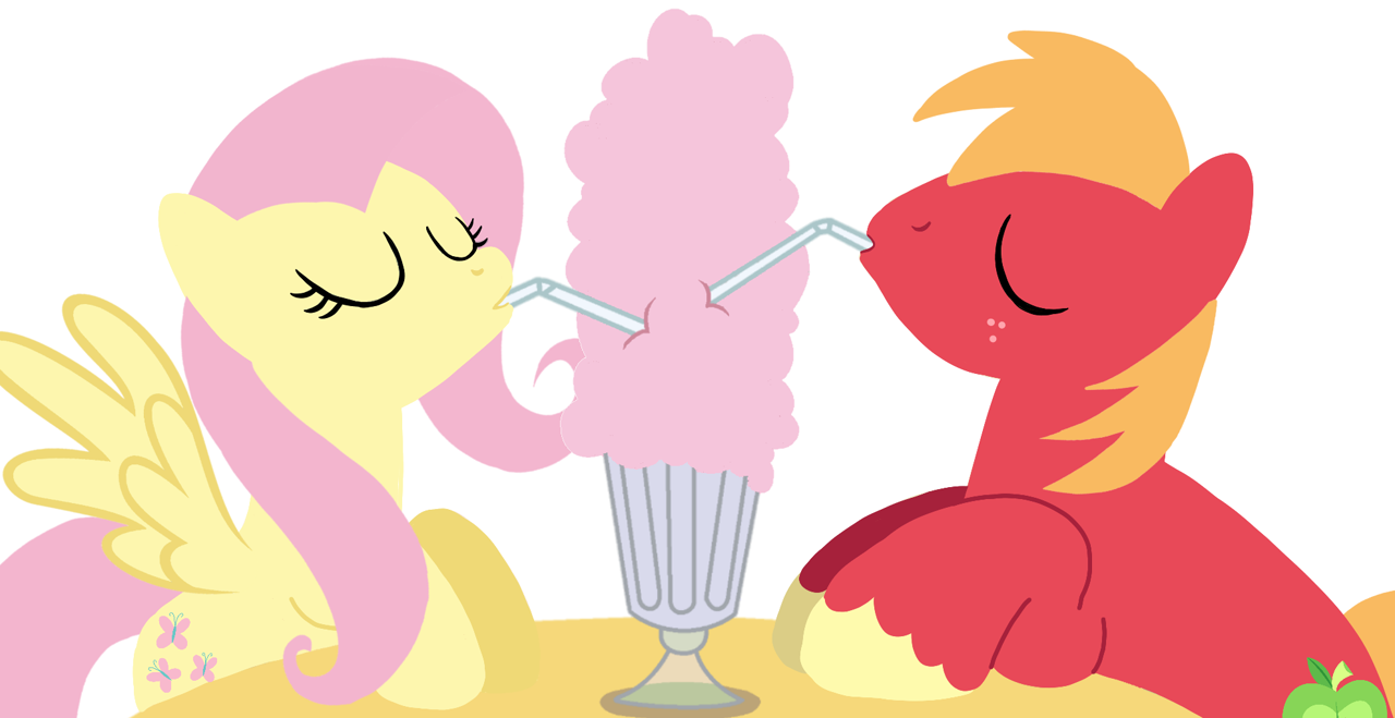 #3138632 - safe, artist:mlplary6, big macintosh, fluttershy, earth pony ...