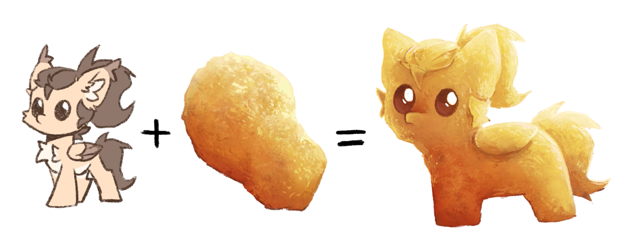 #3138635 - safe, artist:dorkmark, oc, oc only, oc:dima, food pony, pony ...