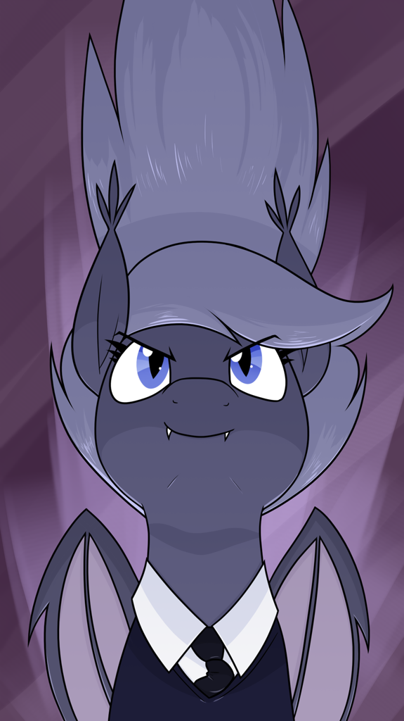 #3138861 - safe, artist:moonatik, oc, oc only, oc:selenite, bat pony, pony, bat pony oc, clothes ...