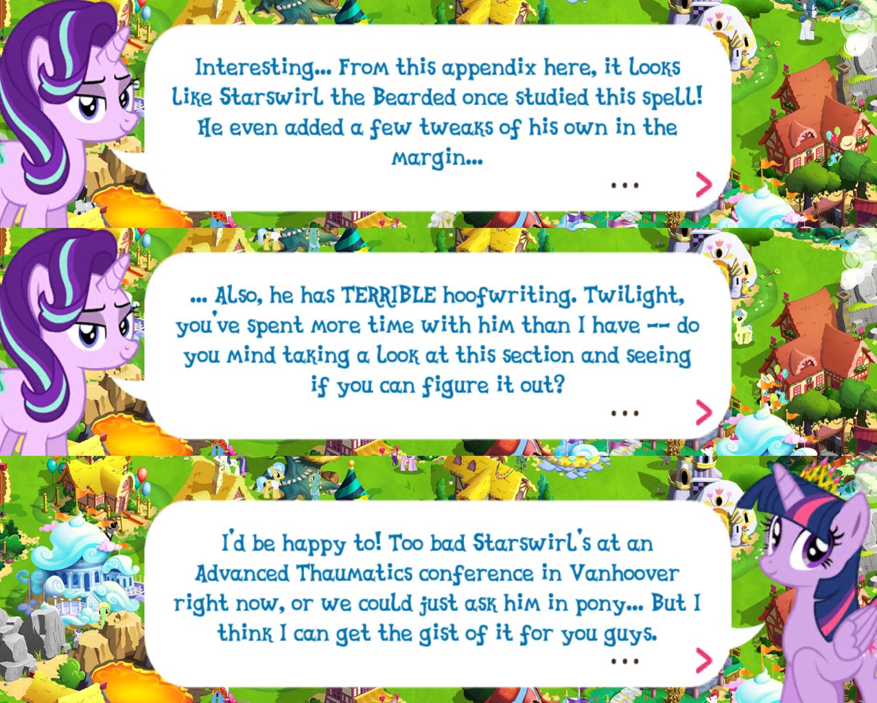 #3154918 - safe, gameloft, starlight glimmer, twilight sparkle, alicorn ...