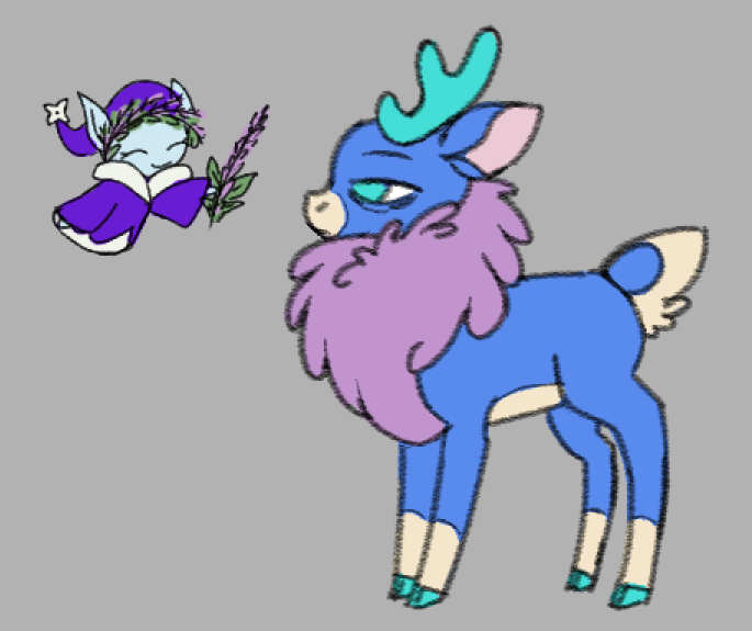 #3160750 - safe, artist:deacoti, oc, oc only, oc:comfy (tfh), deer ...