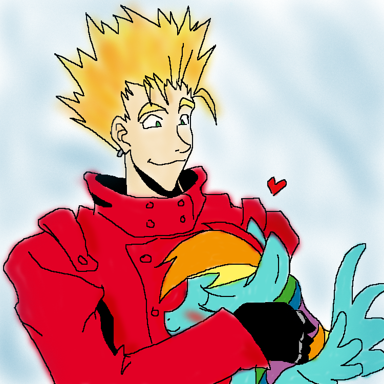 #3160968 - safe, anonymous artist, rainbow dash, human, pegasus, pony ...