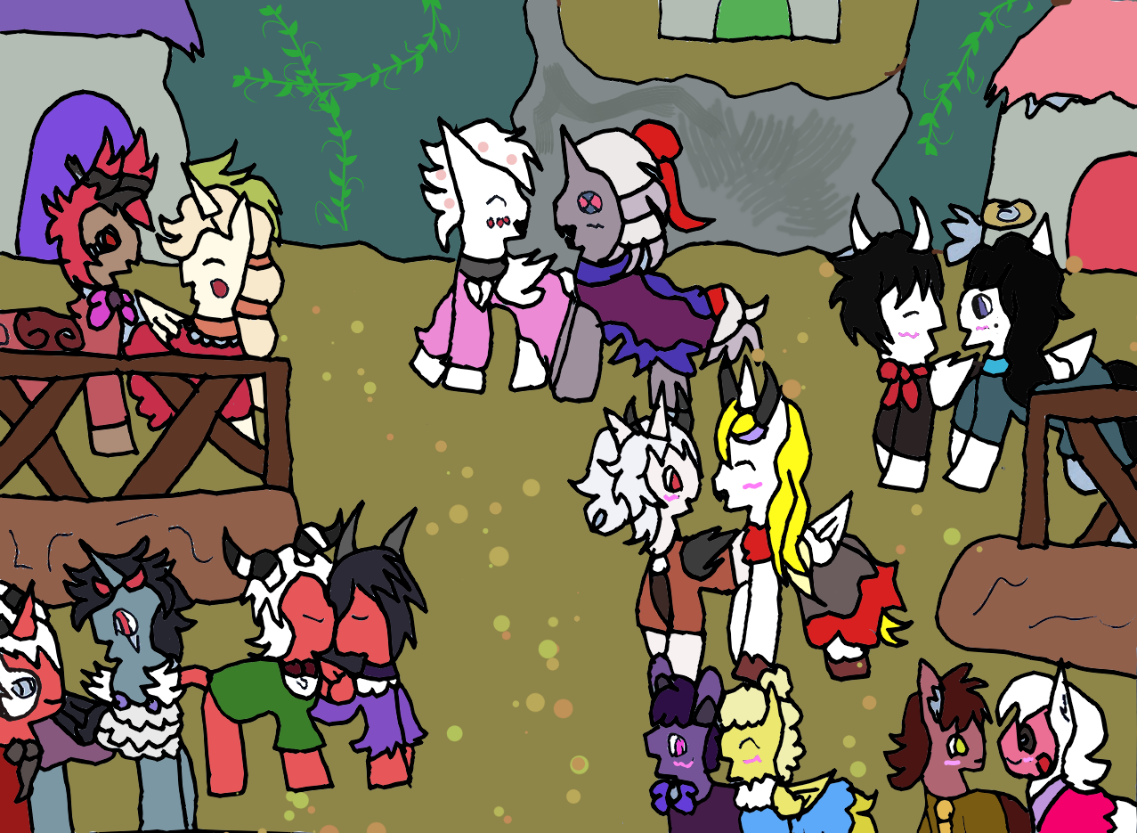 #3160973 - safe, artist:ask-luciavampire, oc, oc:yuki nightlight ...