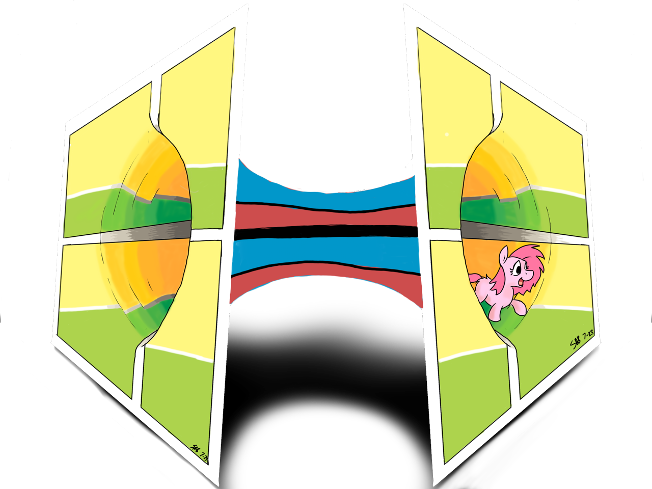 #3164526 - safe, artist:fluffsplosion, fluffy pony, comic, solo ...