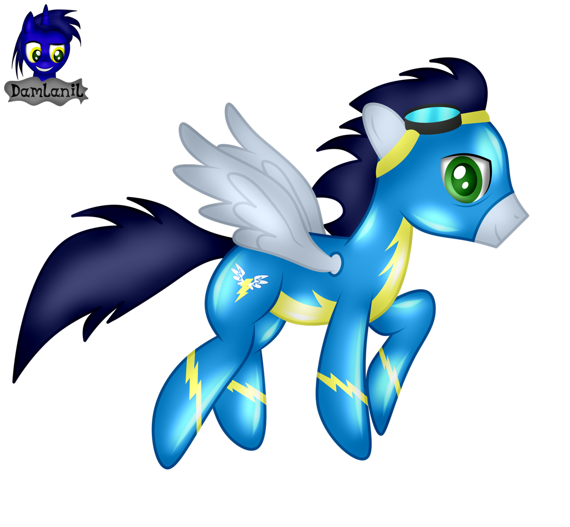 #3165941 - safe, artist:damlanil, soarin', pegasus, pony, g4, bodysuit ...
