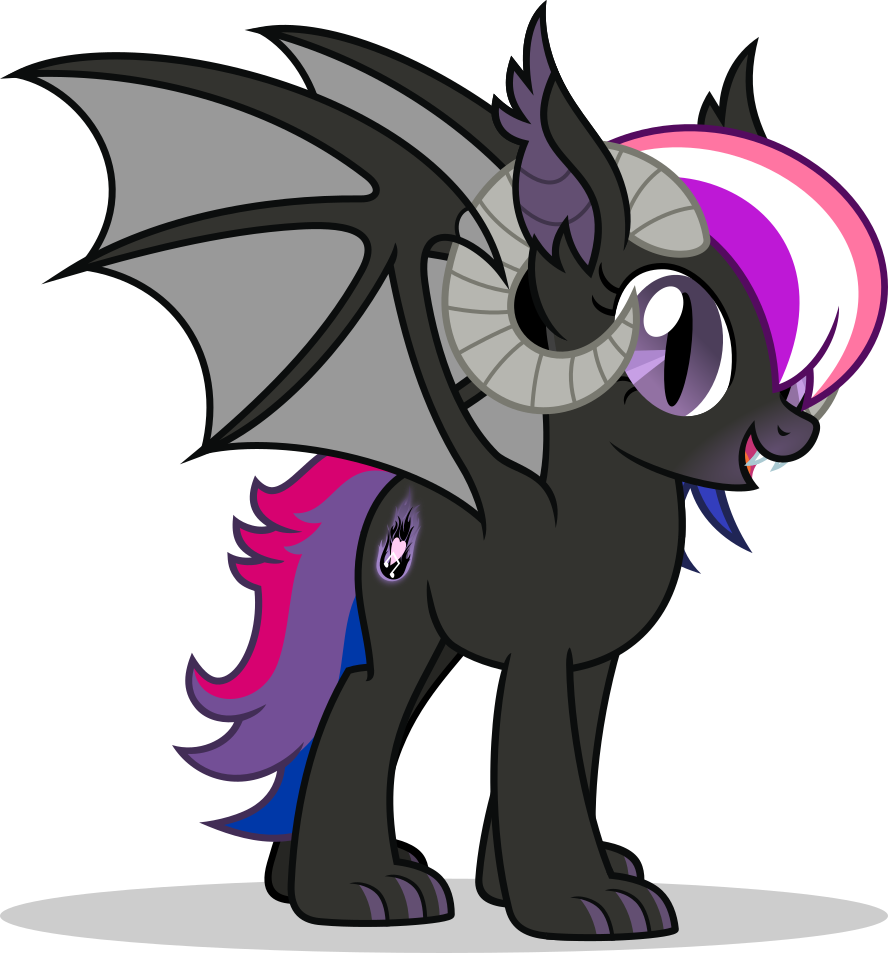 #3155650 - safe, artist:mlp-trailgrazer, oc, oc only, oc:kage, dracony ...