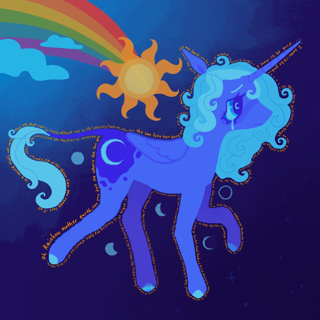 #3166320 - safe, artist:ariariari.png, princess luna, alicorn, pony, g4 ...