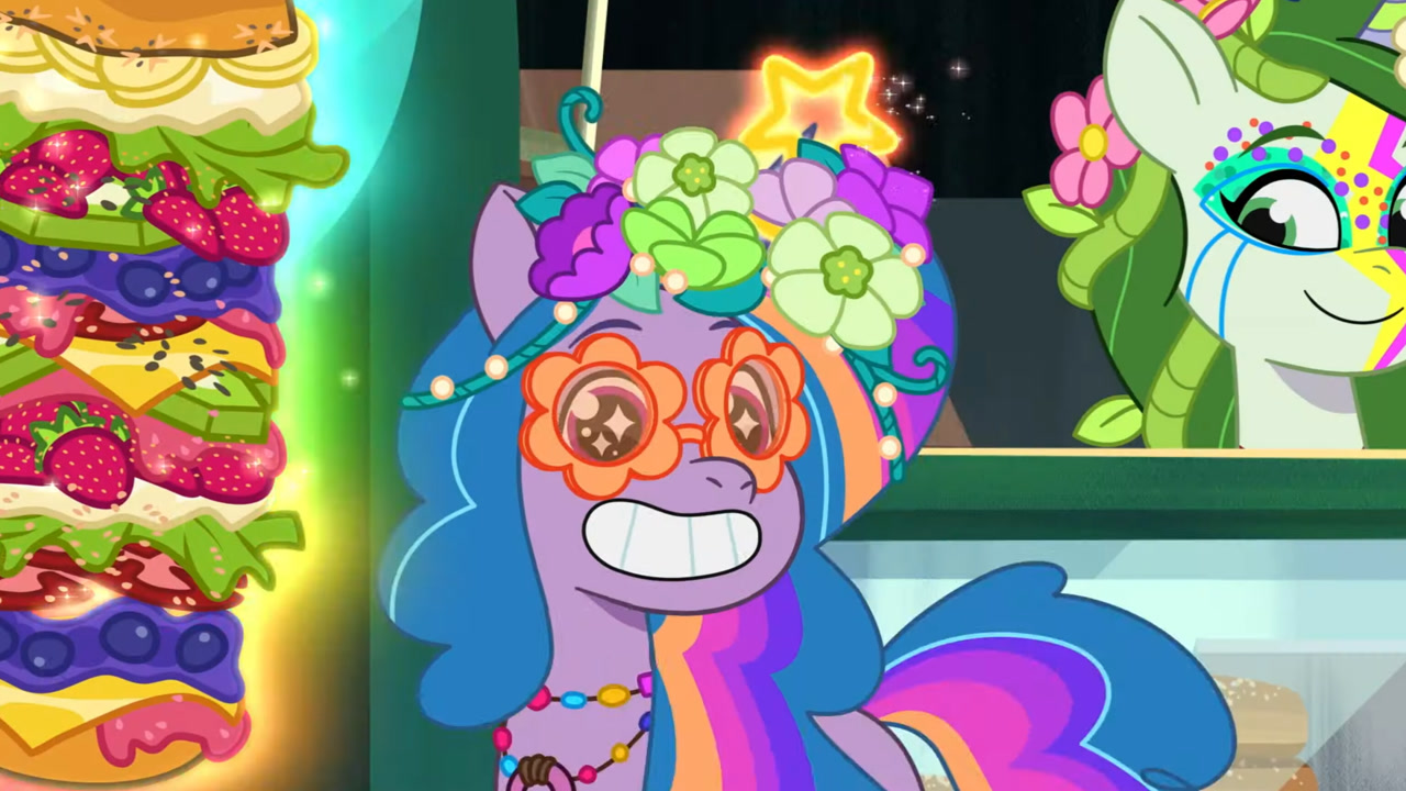 #3166372 - safe, screencap, izzy moonbow, 莉芙, pony, unicorn, diva and ...
