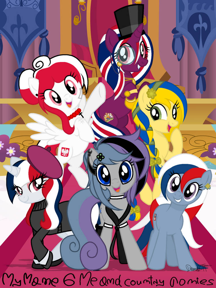 #3166489 - safe, artist:diament-tf, oc, oc:ukraine, earth pony, pegasus ...