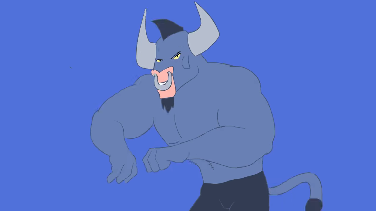 #3166633 - safe, artist:kanashiipanda, iron will, minotaur, pony, g4 ...