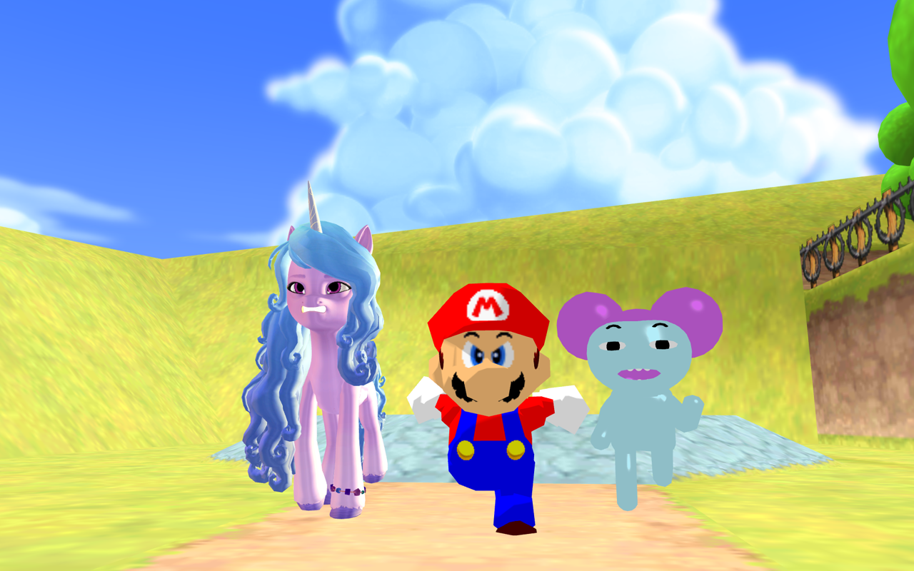 #3168074 - safe, artist:puzzlshield2, izzy moonbow, human, pony ...