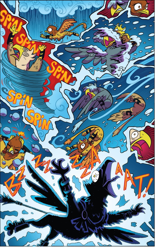 #3168225 - safe, artist:brenda hickey, idw, blackbeak, captain ironhead ...