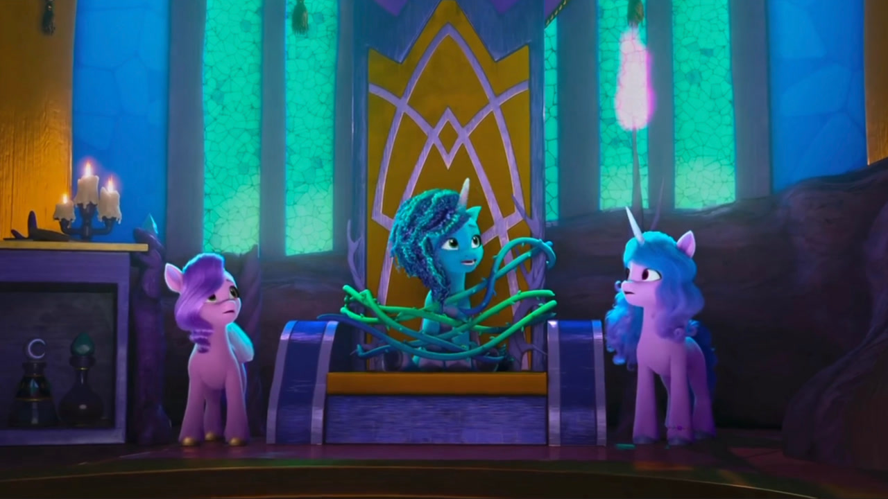 #3168279 - safe, screencap, izzy moonbow, misty brightdawn, pipp petals ...
