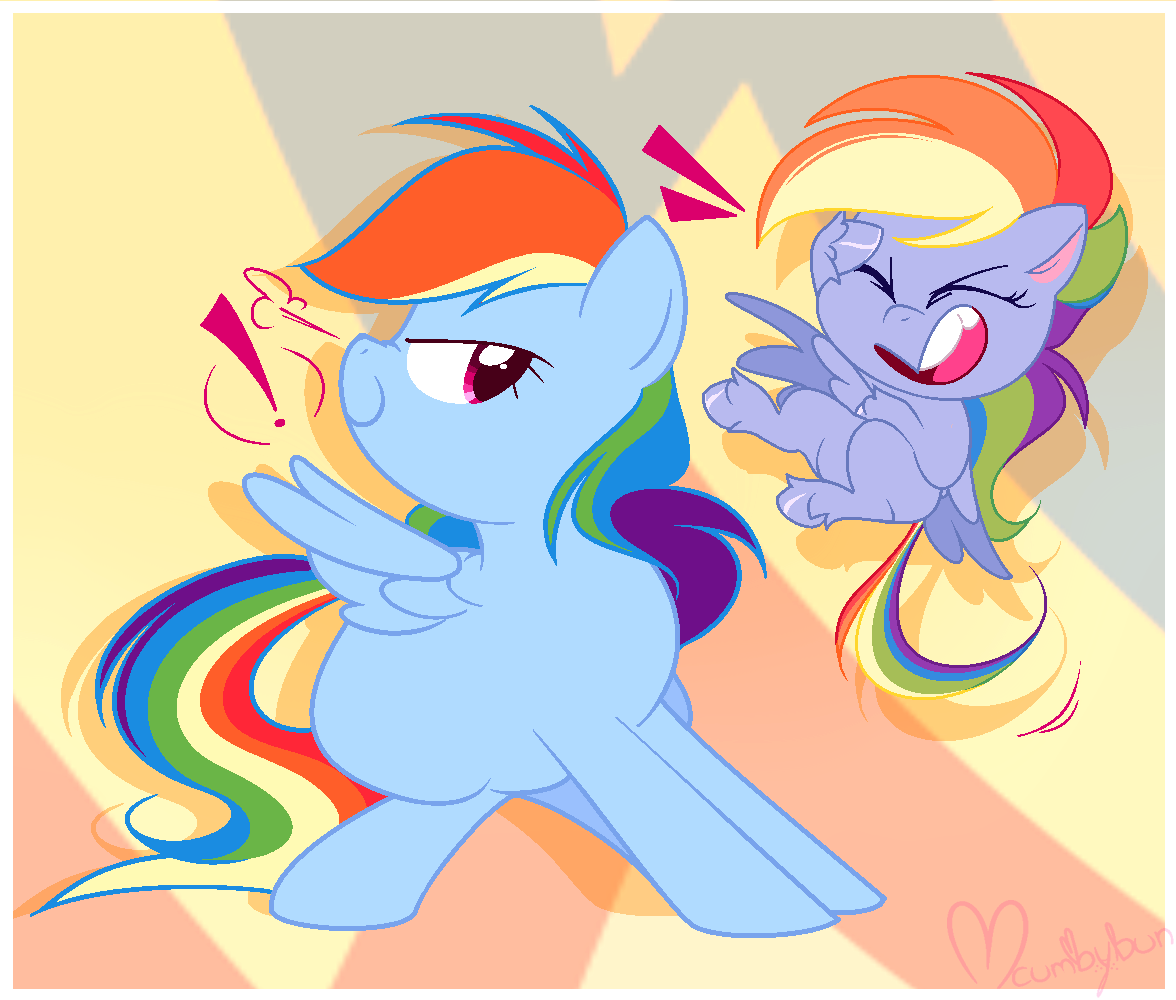 #3168307 - safe, artist:vellichorom, rainbow dash, pegasus, pony, g4 ...