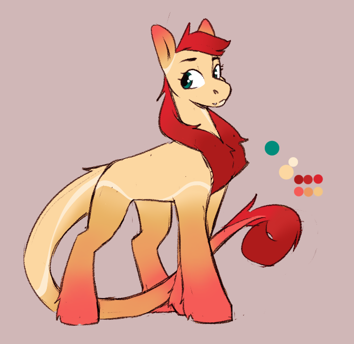 #3168432 - safe, artist:itsspoops, oc, oc:bacon, monster pony, original ...