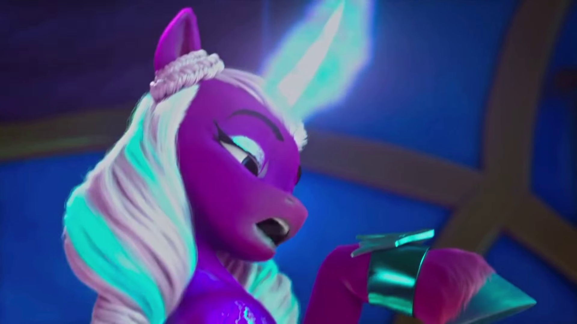 #3168449 - safe, screencap, opaline arcana, sunny starscout, alicorn, earth pony, pony, g5 ...