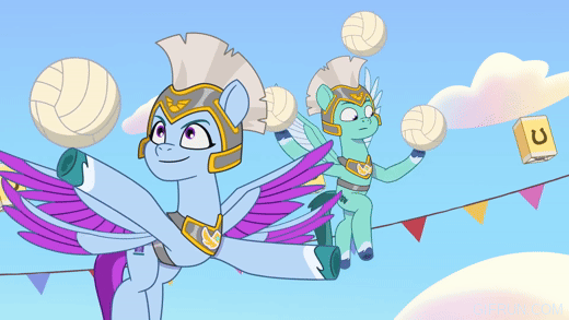 #3168715 - safe, screencap, thunder flap, zoom zephyrwing, pegasus ...