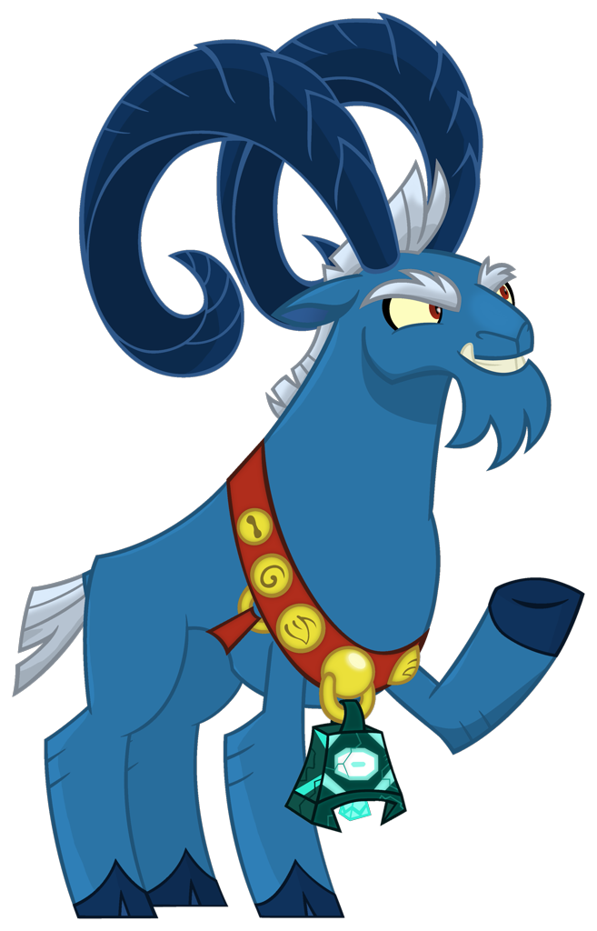 #3169710 - safe, artist:mlgtrap, grogar, goat, g4, my little pony: the ...