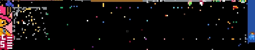 #3169769 - safe, derpy hooves, g4, barely pony related, darkness, july fools, pixel art, r/place ...