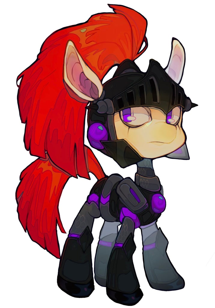 #3169994 - safe, artist:zira_dawn, oc, oc only, earth pony, pony, armor ...
