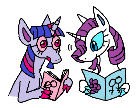 #3170447 - safe, artist:devilbunzz, rarity, twilight sparkle, pony ...