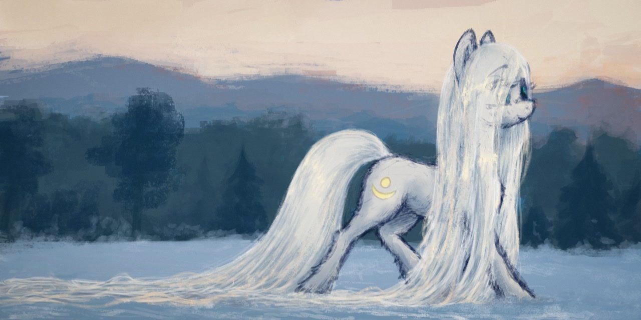 #3171038 - safe, artist:plotcore, oc, oc only, oc:cirrus wisp, pony, yakutian horse, female ...