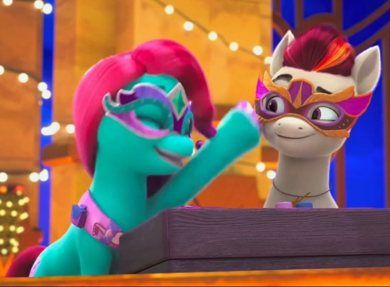 #3171134 - safe, screencap, jazz hooves, rocky riff, earth pony ...