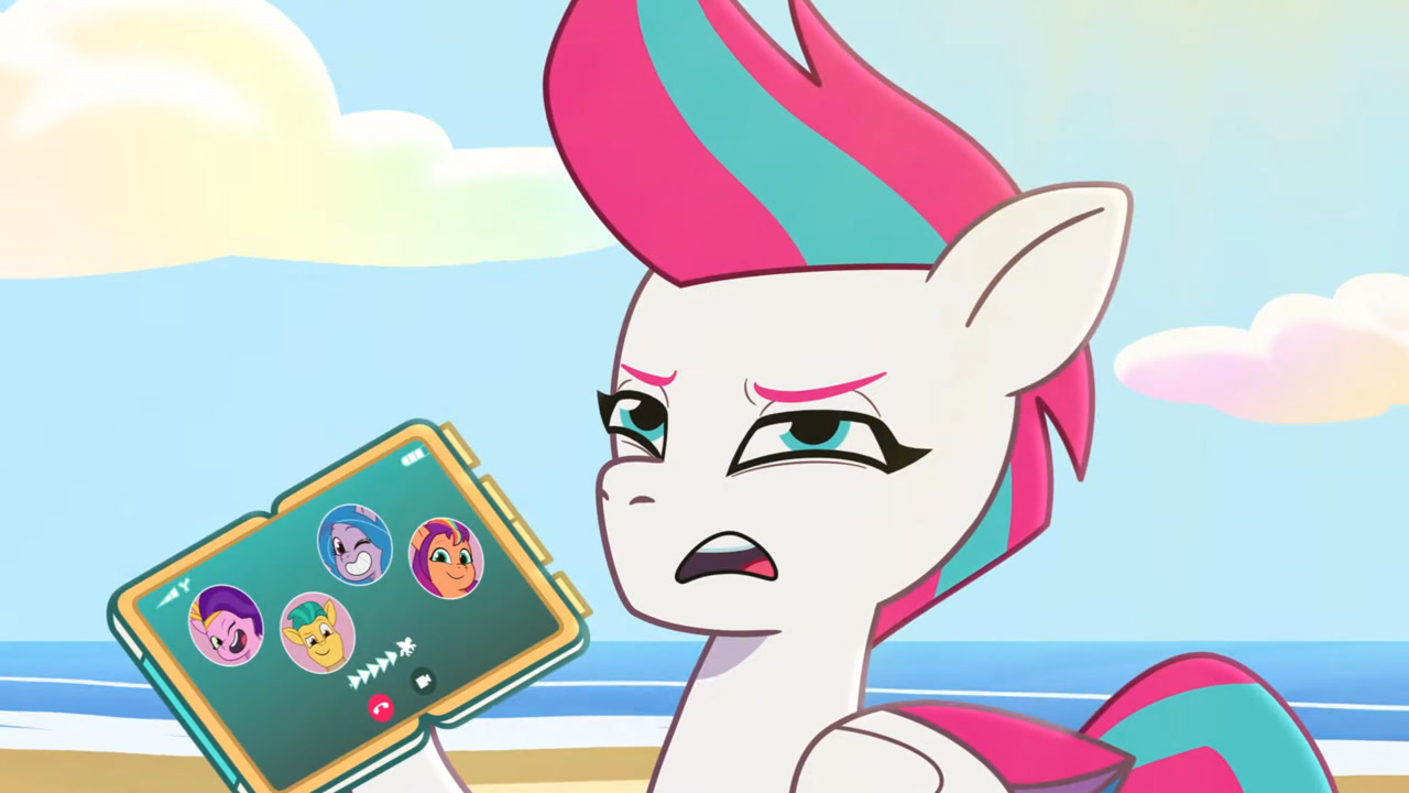 #3171390 - safe, screencap, hitch trailblazer, izzy moonbow, pipp ...