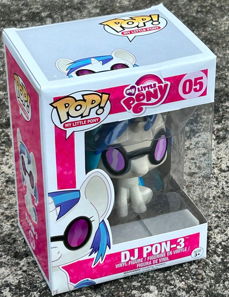 #3171705 - safe, dj pon-3, vinyl scratch, pony, unicorn, g4, funko pop!, high res, irl, outdoors ...