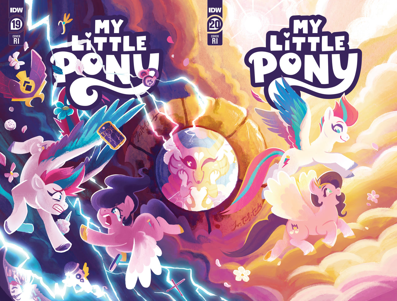 #3171860 - safe, artist:justasuta, idw, official comic, milkyway, pipp ...