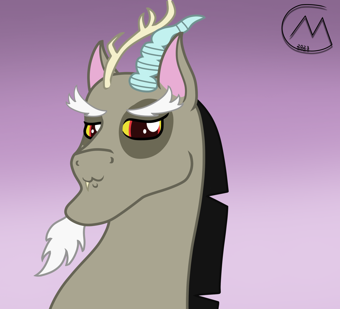 #3172078 - safe, artist:maître cervidé, discord, draconequus, g4, chad ...