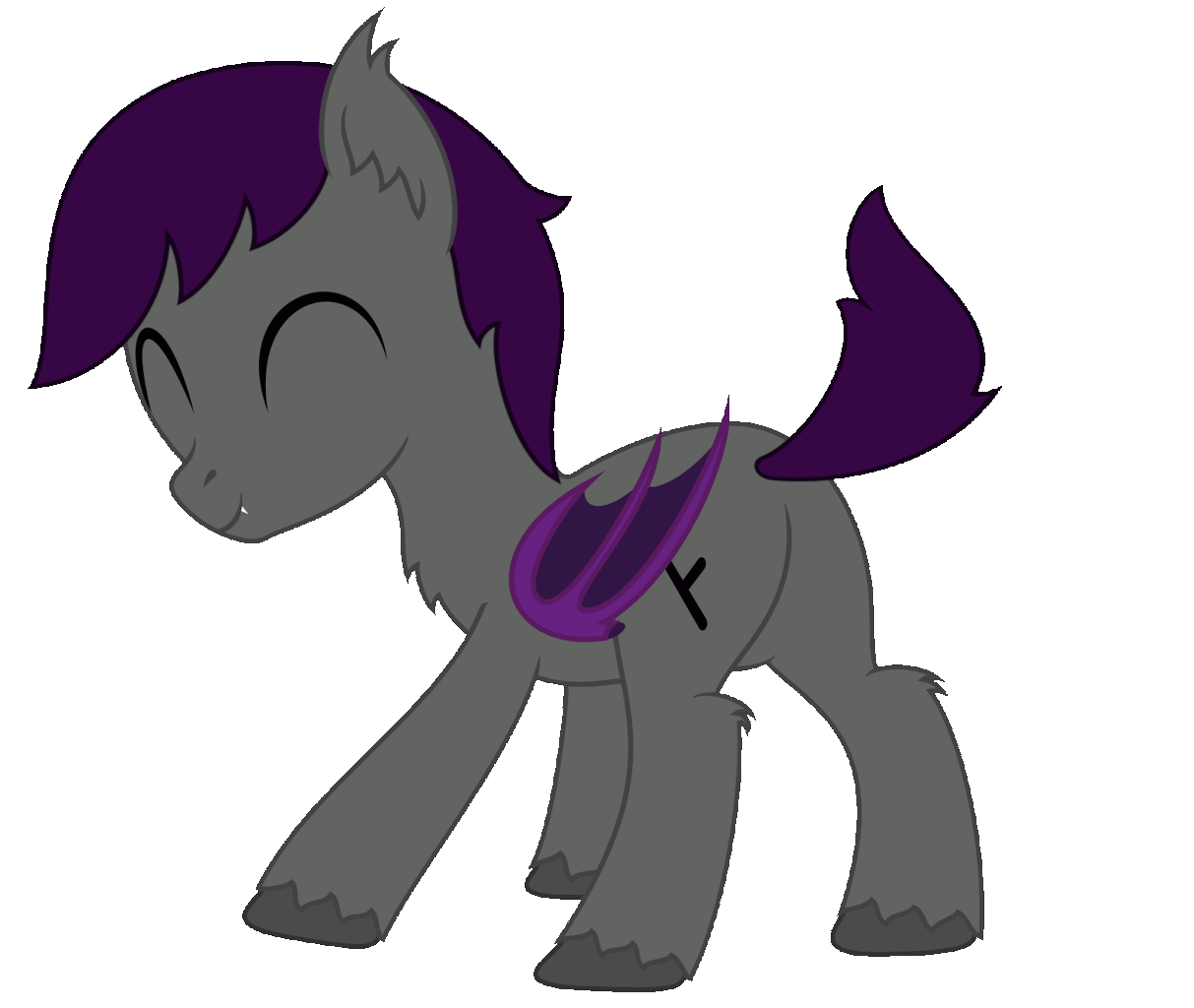 #3172628 - safe, artist:mrkm, oc, oc only, oc:specter, bat pony ...