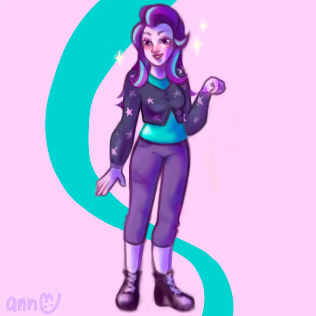 #3172687 - safe, artist:anndraws, starlight glimmer, human, equestria ...