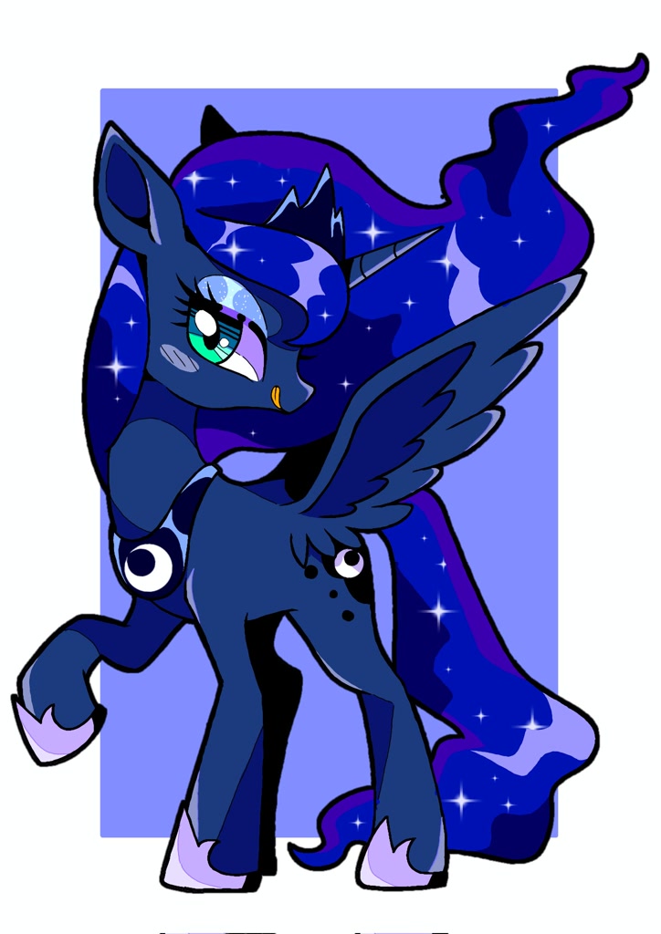 #3156301 - safe, artist:stacy_165cut, princess luna, alicorn, pony, g4 ...