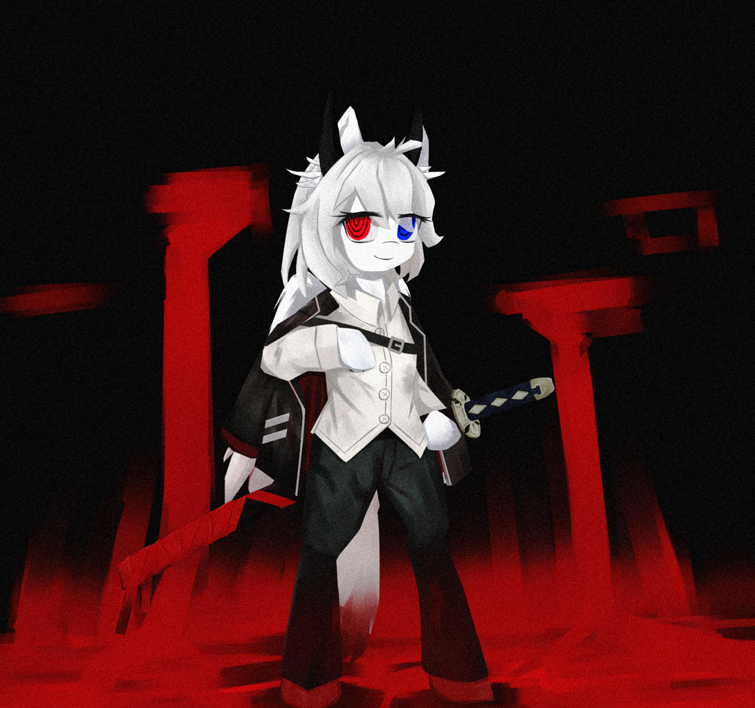 #3173037 - safe, artist:cunben_mapleleaf, oc, oc:xing_zi, pony, bipedal ...