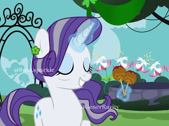 #3173966 - safe, artist:generrarity, artist:swet.sparkle, rarity, pony ...