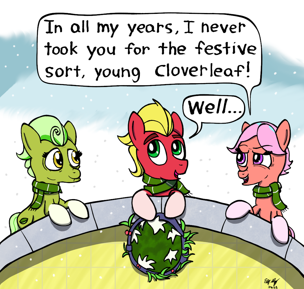 #3157000 - safe, artist:ebbysharp, mayflower, sprout cloverleaf, earth ...