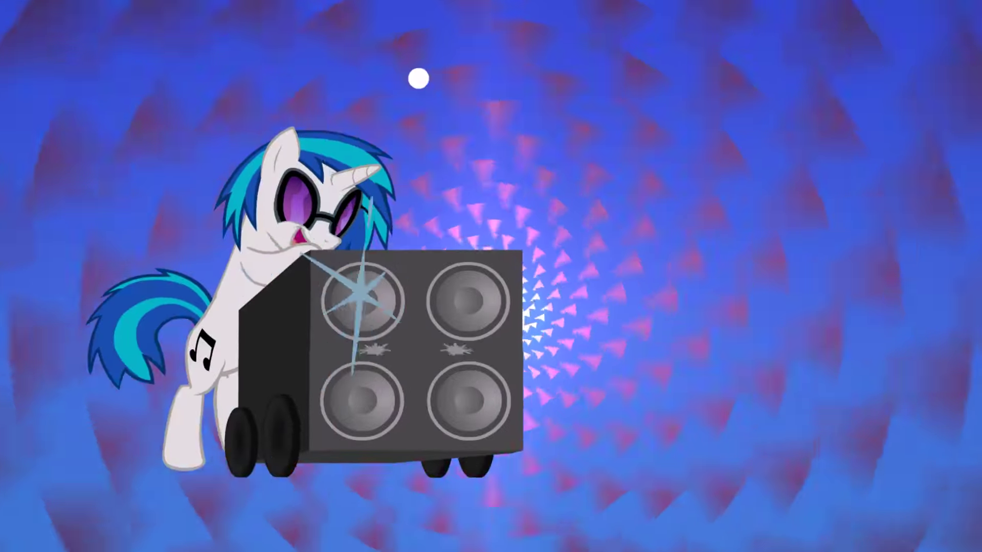 Mlp Wallpaper Vinyl Scratch Bass Cannon