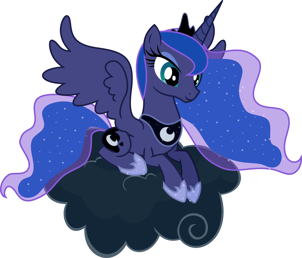 #3158982 - safe, artist:the-intelligentleman, princess luna, alicorn ...