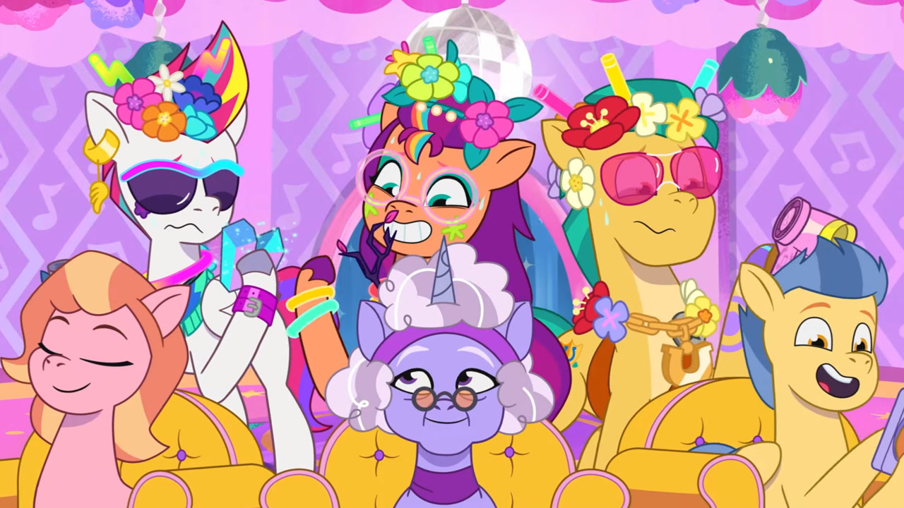 #3159273 - safe, screencap, hitch trailblazer, lemon gear, sunny ...