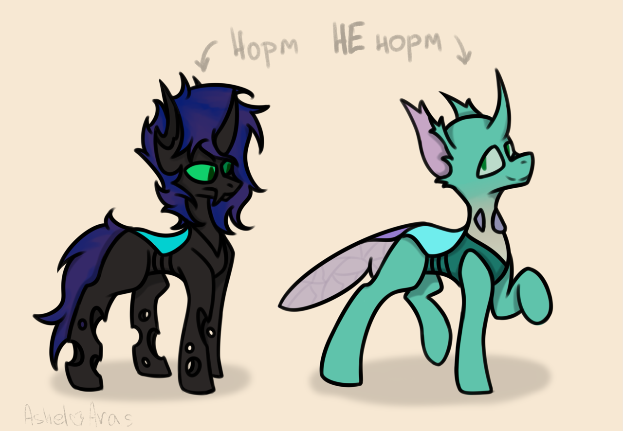 #3159582 - safe, artist:ashel_aras, oc, oc only, oc:ashel, changedling, changeling, changedling ...