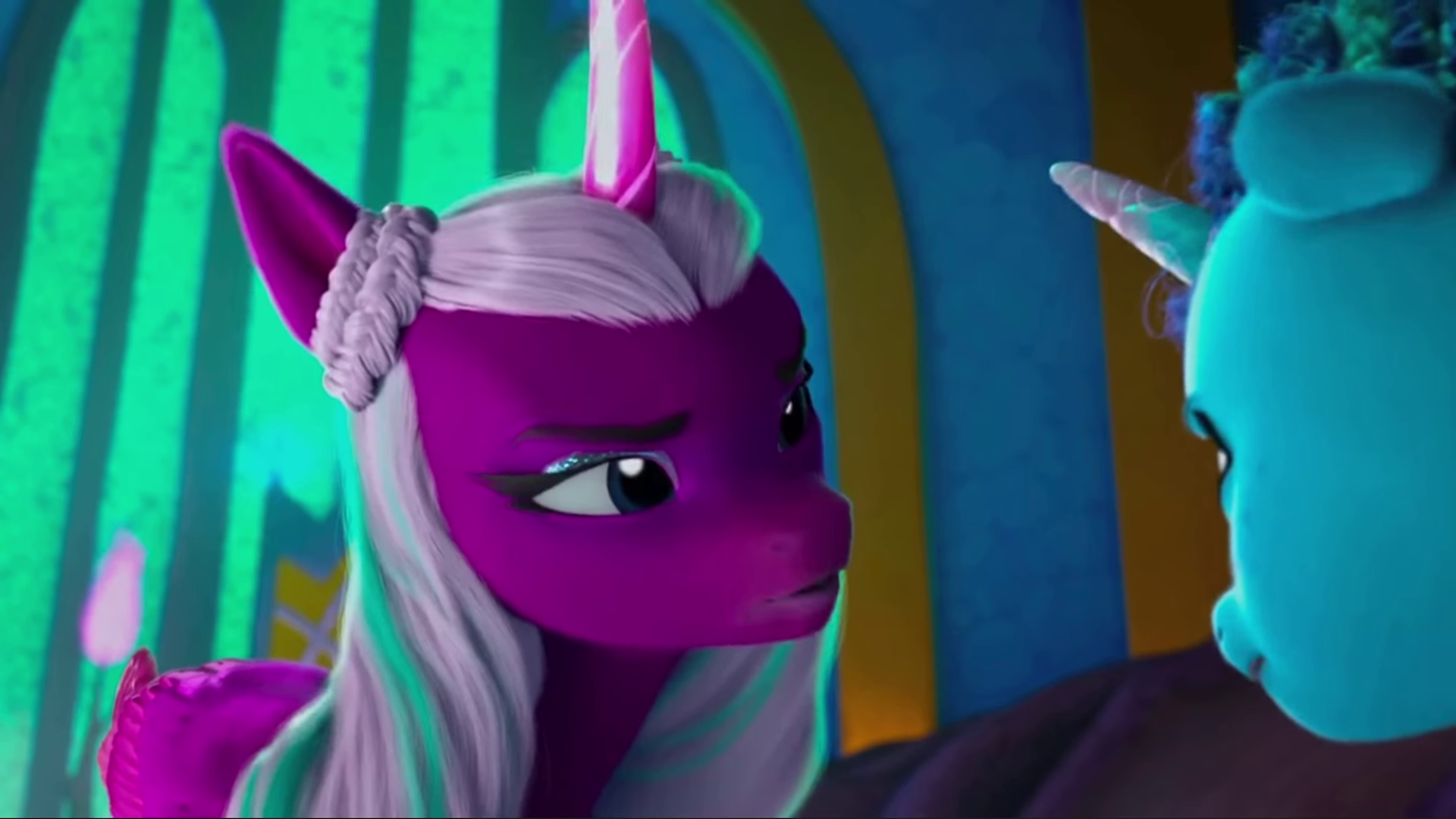 #3159593 - safe, screencap, misty brightdawn, opaline arcana, alicorn, pony, unicorn, g5, my ...