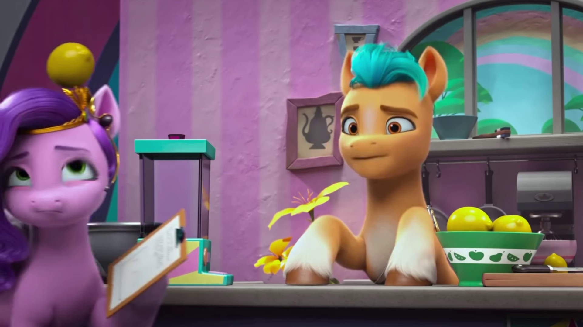 #3159719 - safe, screencap, hitch trailblazer, pipp petals, earth pony ...