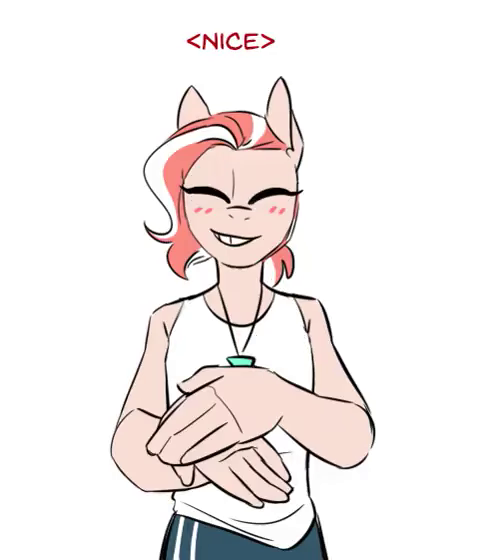 #3160147 - safe, artist:redxbacon, oc, oc only, oc:coral, earth pony ...