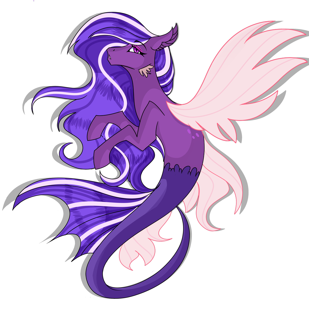 #3160169 - safe, artist:dejji_vuu, oc, merpony, seapony (g4), absurd ...